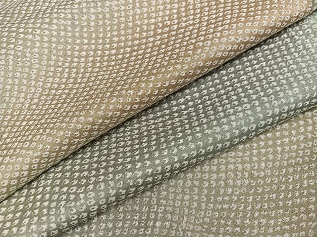 平和屋着物●お召　霞文　暈し染め  　正絹　逸品　未使用　AABC8015ph