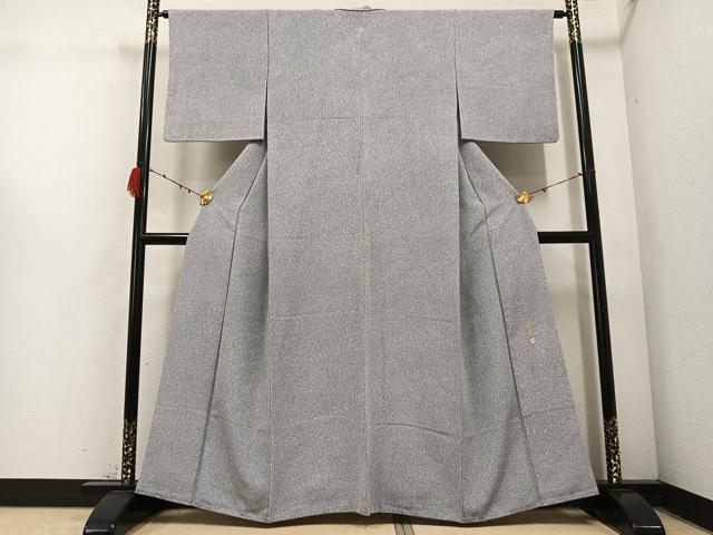 平和屋着物●上質な小紋　作家物　鴻皇　霞文　正絹　逸品　AABC8016ph