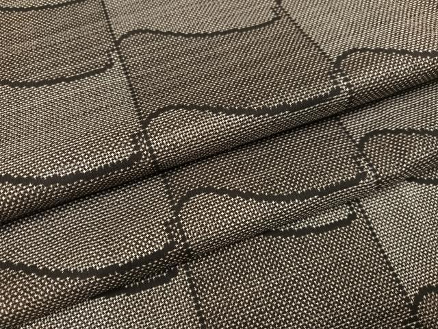 平和屋着物●本場大島紬　一元7マルキ　瓦　三越扱い　正絹　逸品　未使用　AABC8024ph