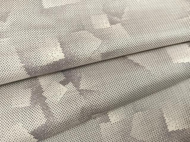 平和屋着物●本場大島紬　カタス9マルキ　色紙重ね文　正絹　逸品　AABC8039ph