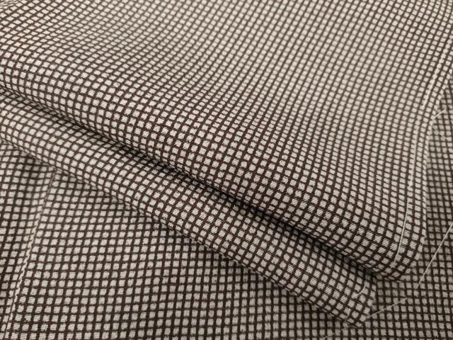 平和屋着物●江戸小紋　角通し　正絹　逸品　AABC9241ck