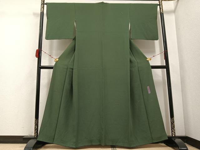 平和屋着物●世界的人形師　辻村寿三郎　ジュサブロー　訪問着　桜花弁　金彩　正絹　逸品　AABC9312ph