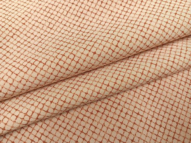 平和屋着物●上質な小紋　鹿の子　正絹　逸品　未使用　AABC9354ph