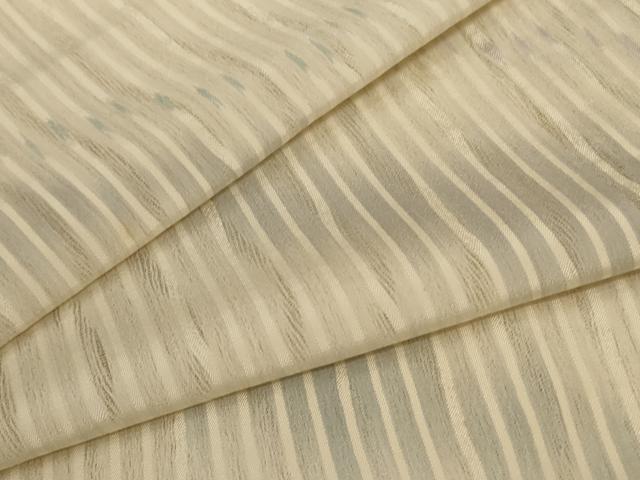 平和屋着物＊夏物　小紋　紗　霞文　正絹　逸品　AABC9367jd