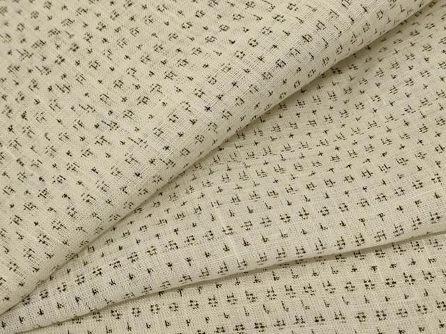 平和屋着物＊夏物　男性　小紋　絣柄　AABC9432jd