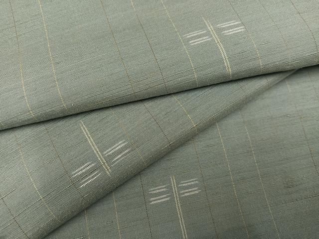 平和屋着物●上質な紬　とんぼ　蜻蛉　正絹　逸品　AABC9719ph