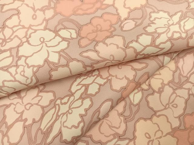 平和屋着物●上質な小紋　花尽くし　正絹　逸品　AABC9807ph