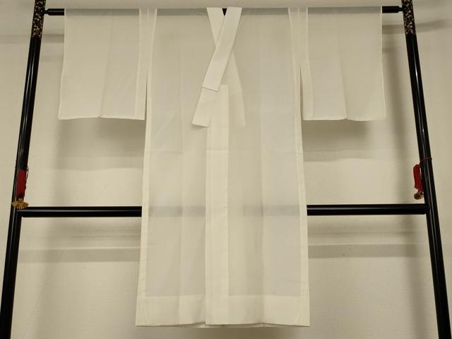 平和屋着物＊夏物　長襦袢　絽　鳥の子色　洗える着物　AABC9852jd