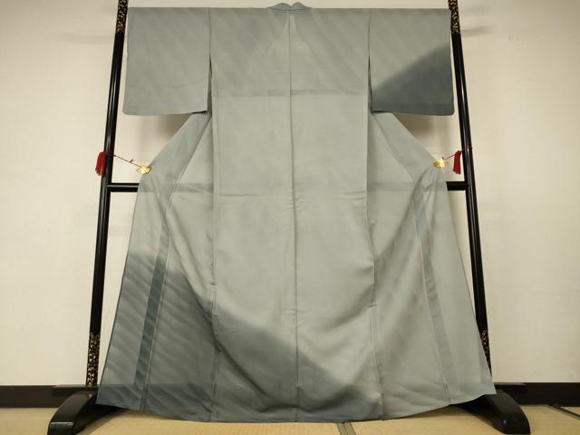 平和屋着物＊夏物　訪問着　絽　霞文　暈し染め　正絹　逸品　AABC9861jd