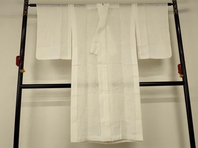 平和屋着物＊夏物　長襦袢　鳥の子色　麻　逸品　AABC9897jd