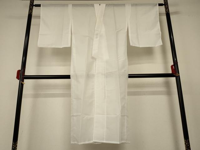 平和屋着物＊夏物　長襦袢　絽　白色　洗える着物　AABC9911jd