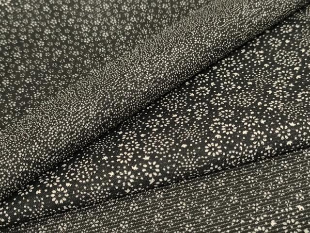 平和屋着物＊夏物　江戸小紋　絽　吉祥花文　洗える着物　AABC9934jd