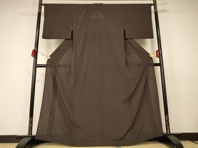 平和屋着物＊夏物　洗える最高級着物　＜英＞はなぶさ謹製　色無地　絽　憲法色　洗える着物　AABC9948jd