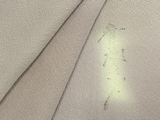 平和屋着物▽染色作家　斉藤三才　小紋　単衣　霞文　正絹　逸品　AABD0076fy