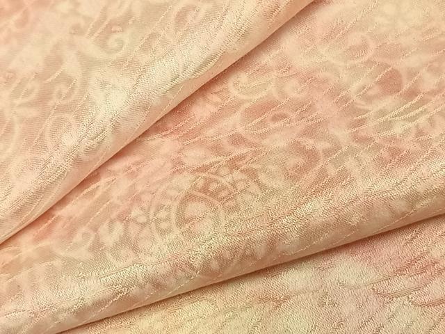 平和屋着物▽上質な小紋　単衣　唐草文　暈し染め　正絹　逸品　AABD0092fy