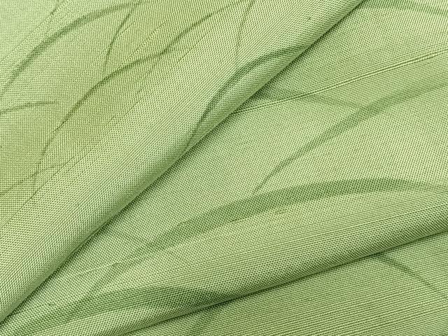 平和屋着物▽上質な小紋　単衣　紬地　手描き　芝文　正絹　逸品　AABD0161fy