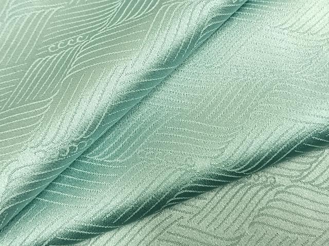 平和屋着物▽上質な色無地　単衣　立波地紋　瓶覗色　正絹　逸品　未使用　AABD0175fy