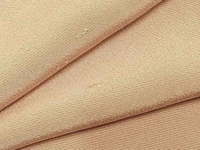 平和屋着物▽上質な色無地　単衣　お召縮緬　虹色　正絹　逸品　AABD0176fy