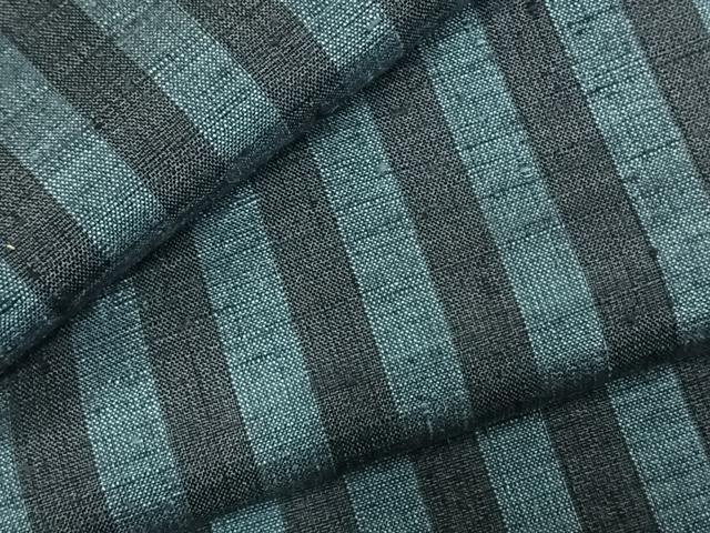 平和屋着物●上質な紬　縞　正絹　逸品　未使用　AABD0496fy