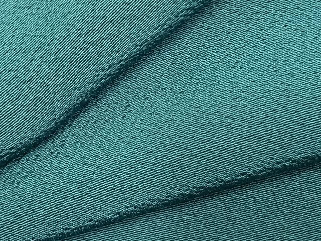 平和屋着物●上質な色無地　青碧色　正絹　逸品　未使用　AABD0510fy