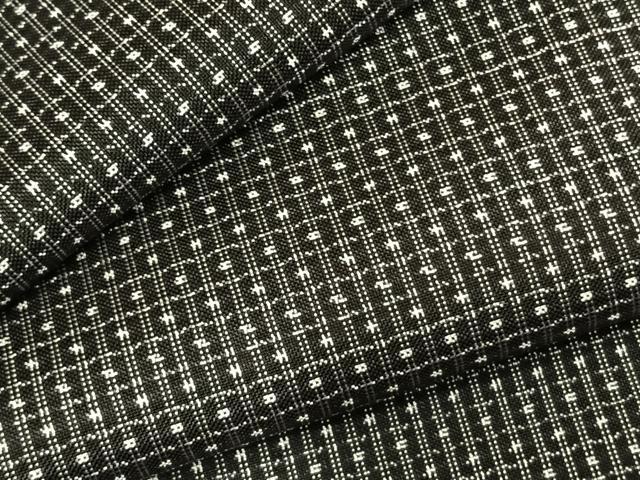 平和屋着物●本場大島紬　亀甲絣　正絹　逸品　AABD0513fy