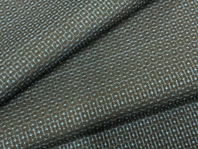 平和屋着物●男性　本場大島紬　100亀甲　総詰め　キングサイズ　正絹　逸品　未使用　AABD0523fy