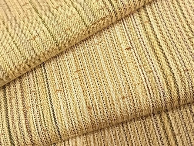 平和屋着物●上質な紬　縞　健勝苑扱い　正絹　逸品　AABD0526fy