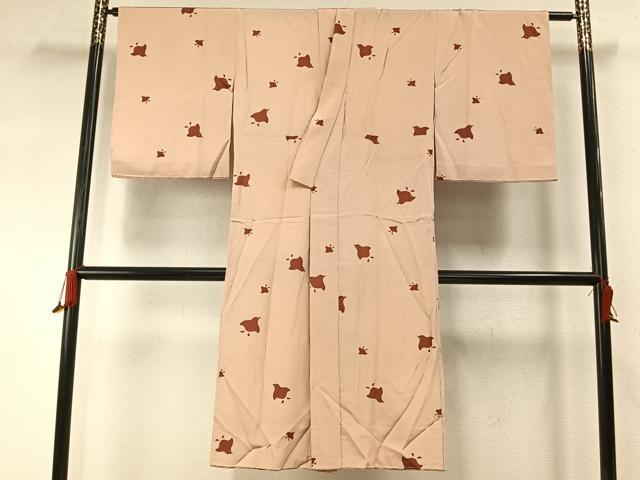 平和屋着物●長襦袢　無双仕立て　千鳥　正絹　逸品　AABD0612fy