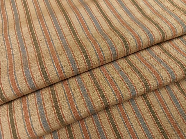 平和屋着物●上質な紬　間道　正絹　逸品　AABD0764ph