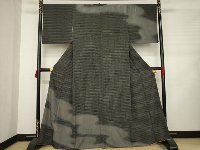 平和屋着物●訪問着　中国三大刺繍　スワトウ刺繍　汕頭刺繍　流水文　暈し染め　正絹　逸品　AABD0904ck