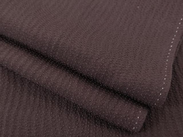 平和屋着物●上質な色無地　黒紅色　正絹　逸品　AABD0936ck