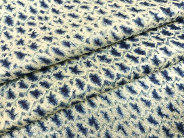 平和屋着物●上質な小紋　絞り　大丸扱い　正絹　逸品　AABD0977ph