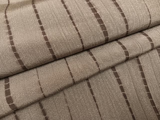 平和屋着物●上質な小紋　竜巻絞り　間道　正絹　逸品　AABD1025ph