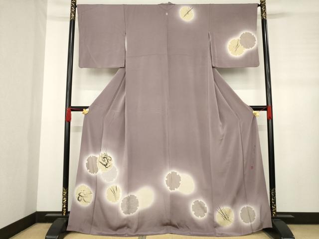 平和屋着物●訪問着　作家物　雪輪重ね文　暈し染め　正絹　逸品　AABD1133ck