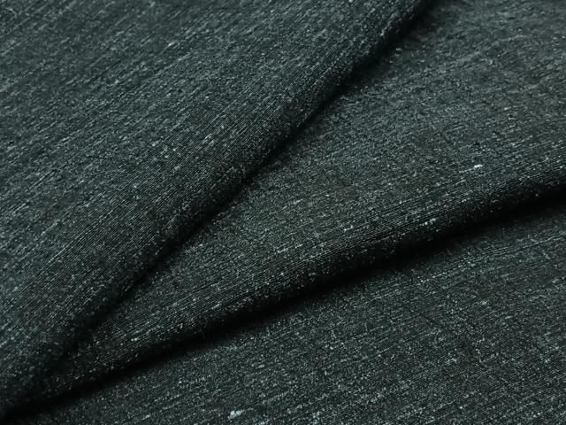 平和屋着物▽男性　紬　単衣　霞文　正絹　逸品　AABD1240jh