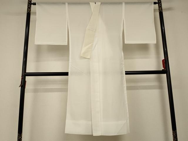 平和屋着物＊夏物　長襦袢　絽　白色　洗える着物　AABD3291jd