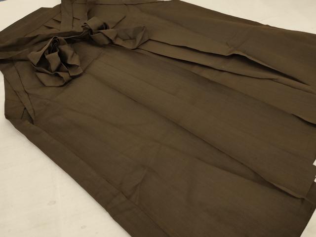 平和屋着物＊夏物　男性　行灯袴　縞　正絹　逸品　AABD3345jd