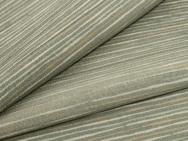 平和屋着物＊夏物　洗える最高級着物　＜英＞はなぶさ謹製　小紋　絽　横縞　洗える着物　AABD3356jd