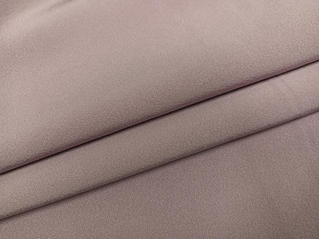 平和屋着物●上質な色無地　薄柿色　正絹　逸品　AABD3407ph