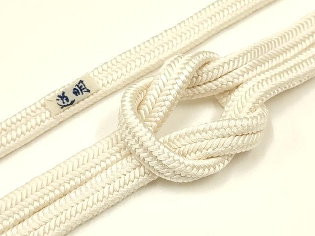 平和屋着物●極上　有職組紐道明　帯締め　冠組　練色　宮内庁御用　国立博物館御用　東京芸術大学御用 　逸品　AABD4106ay