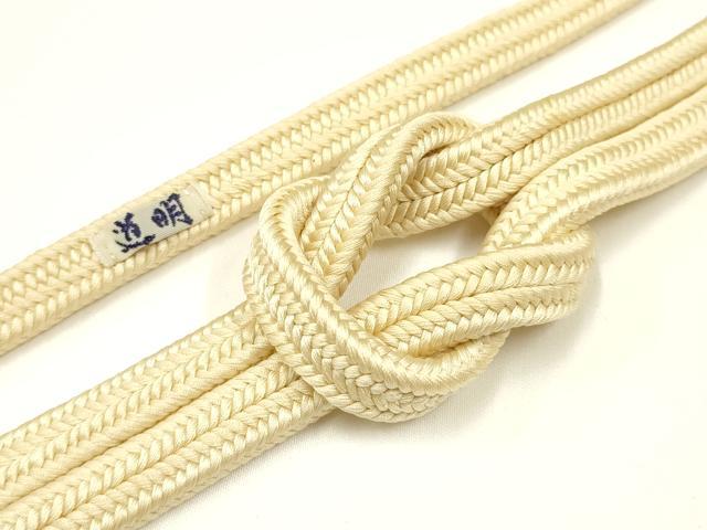 平和屋着物●極上　有職組紐道明　帯締め　冠組　砥粉色　宮内庁御用　国立博物館御用　東京芸術大学御用 　逸品　AABD4110ay