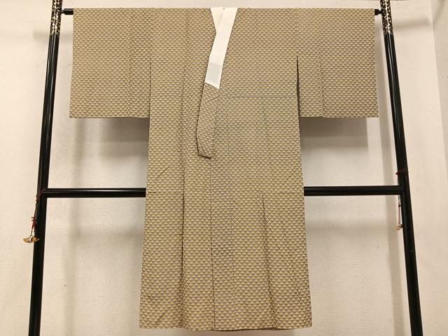 平和屋着物●長襦袢　無双仕立て　鱗文様　正絹　逸品　AABD4439ph