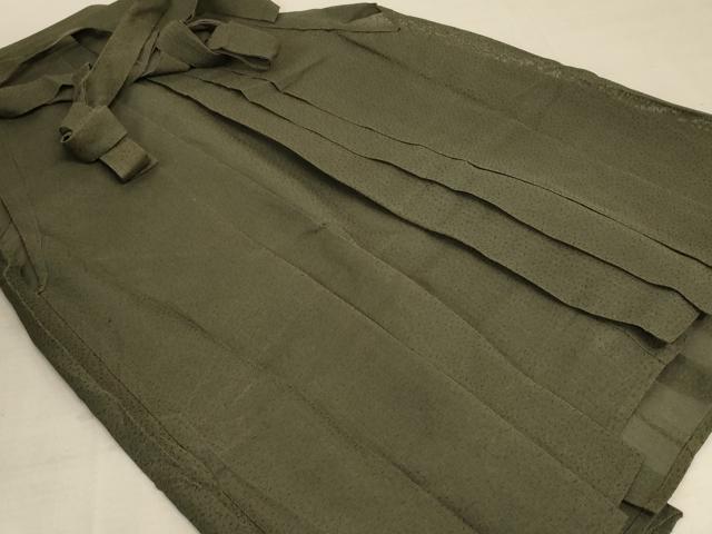 平和屋着物＊夏物　男性　行灯袴　霞文　正絹　逸品　AABD4497jd