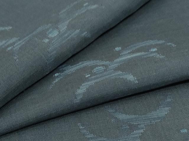 平和屋着物＊夏物　小紋　紗　芝文　正絹　逸品　未使用　AABD4654jd