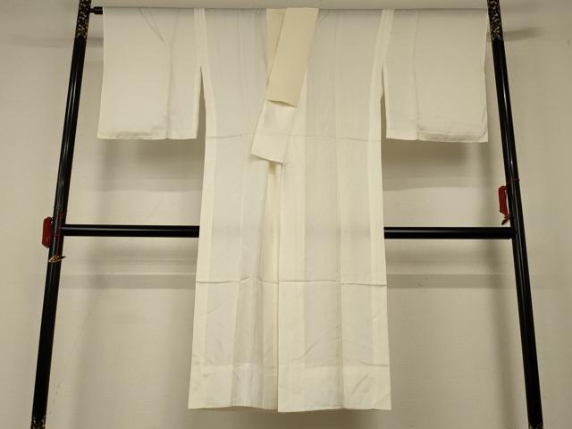 平和屋着物＊夏物　長襦袢　絽　鳥の子色　正絹　逸品　AABD4665jd