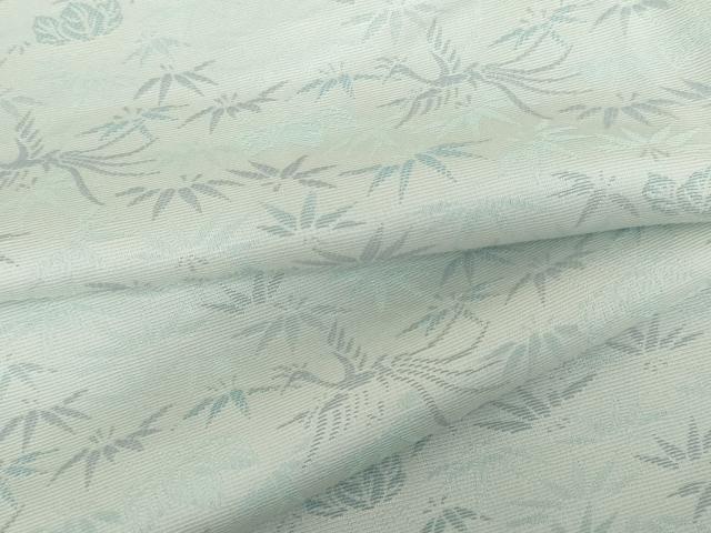 平和屋着物●お召　鳳凰笹文　正絹　逸品　未使用　AABD4944cs