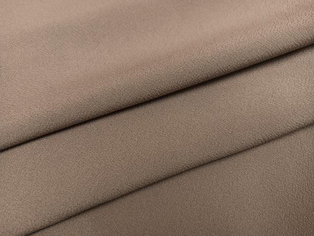 平和屋着物●上質な色無地　胡桃染色　正絹　逸品　未使用　AABD5963ph