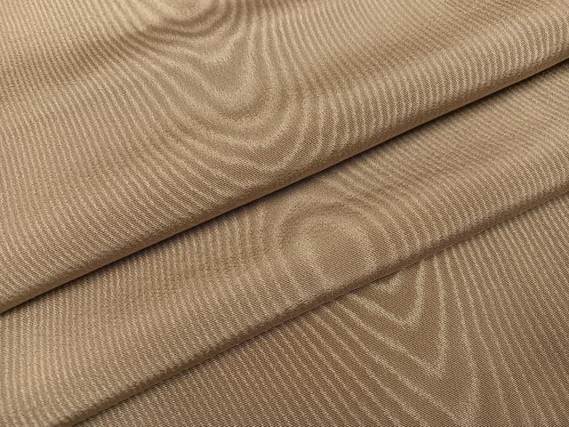 平和屋着物●上質な色無地　杢目地紋　空五倍子色　正絹　逸品　未使用　AABD6002ph