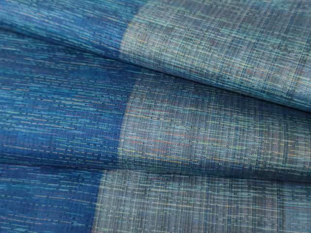 平和屋着物●本場大島紬　間道　正絹　逸品　AABD6208cs