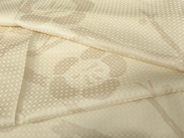 平和屋着物●上質な小紋　枝梅　正絹　逸品　AABD6246cs